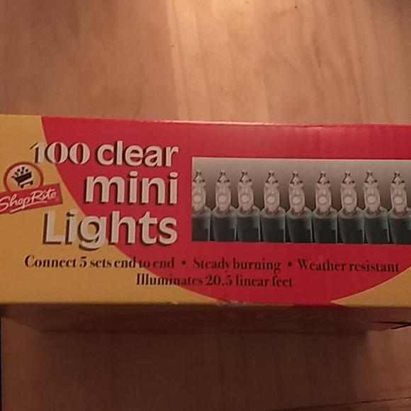 shop rite | Holiday | Whiteclear Christmas Lights | Poshmark